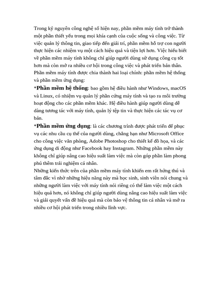 Tieu Luan THDC Chuong 1 | PDF