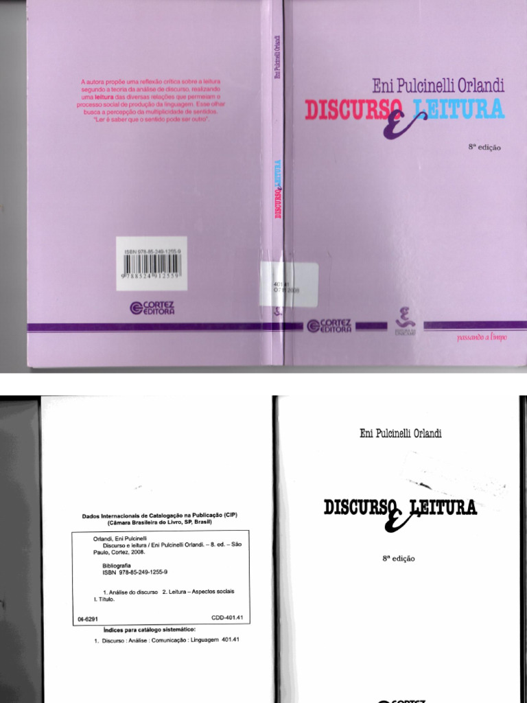 Eni Puccinelli Orlandi Discurso e Leitura PDF | PDF