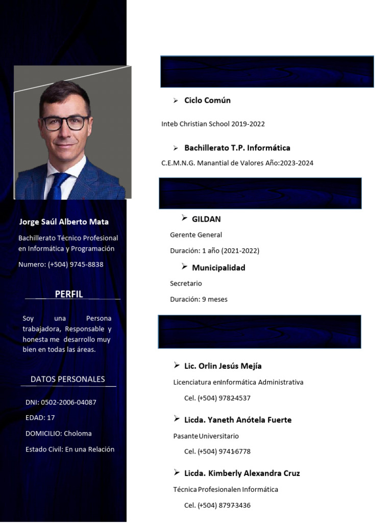 Curriculum Vitae Js | PDF | Crecimiento personal y profesional