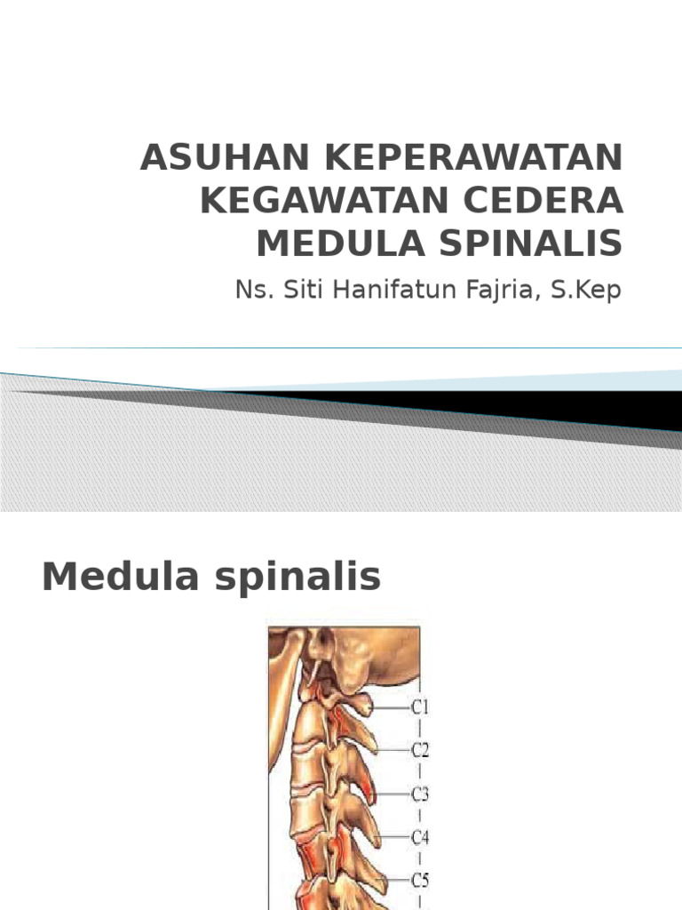 Askep Cedera Medula Spinalis | PDF | Sains & Matematika