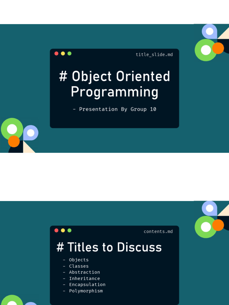 OOP Concepts: Objects & Classes Explained | PDF