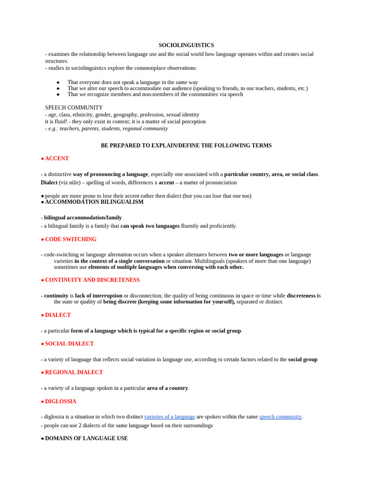 Sociolinguistics | PDF | English Language | Sociolinguistics