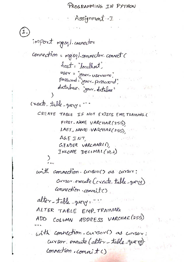 Python Assignment | PDF