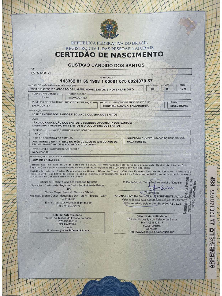 PDF Dos Documentos de Gustavo - Compressed | PDF