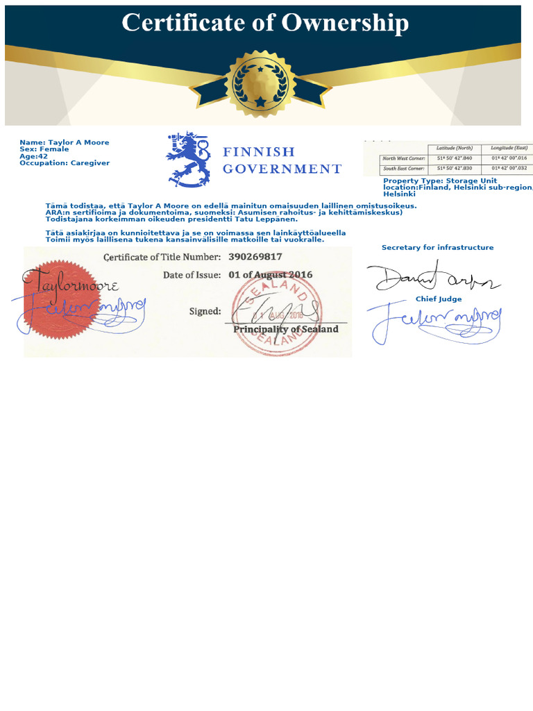 Proof of Ownership | PDF