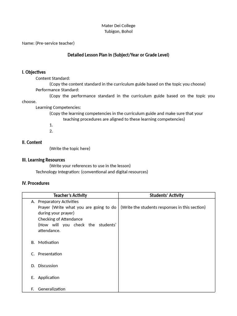 Semifinal DLP Template | PDF | Career & Growth