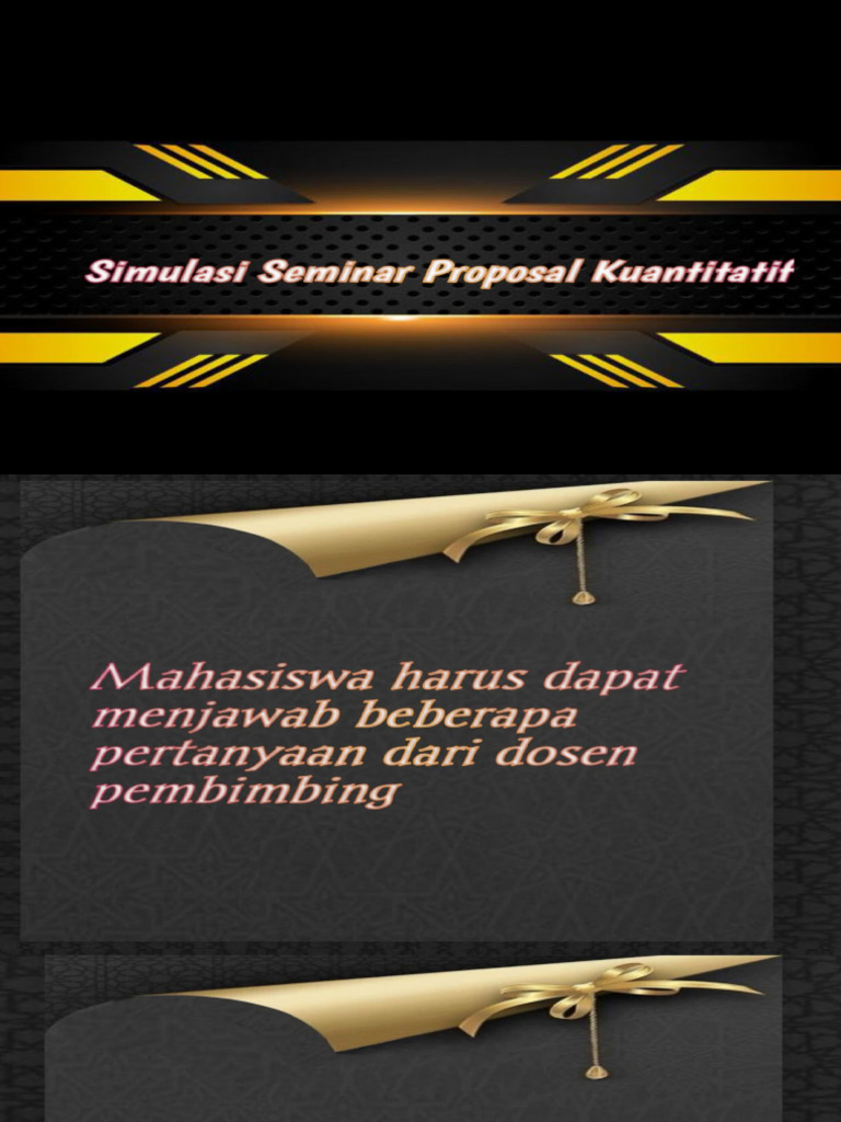 Sempro Kuantitatif (Simulasi) | PDF