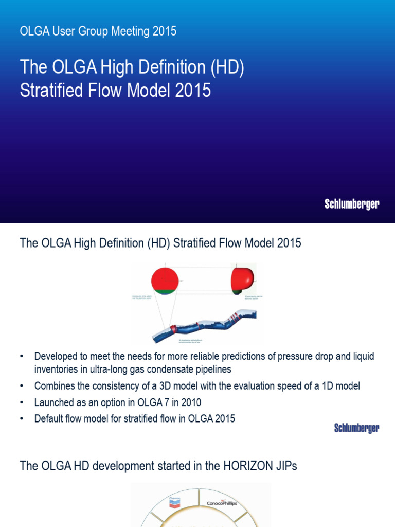 OLGA HD 2015 Stratified Flow Model | PDF | Shear Stress | Computational ...