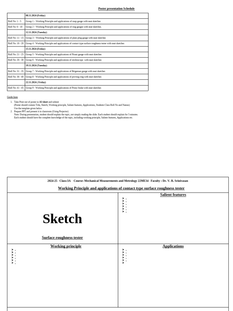 AAT - Poster Presentation Topics and Schedule | PDF