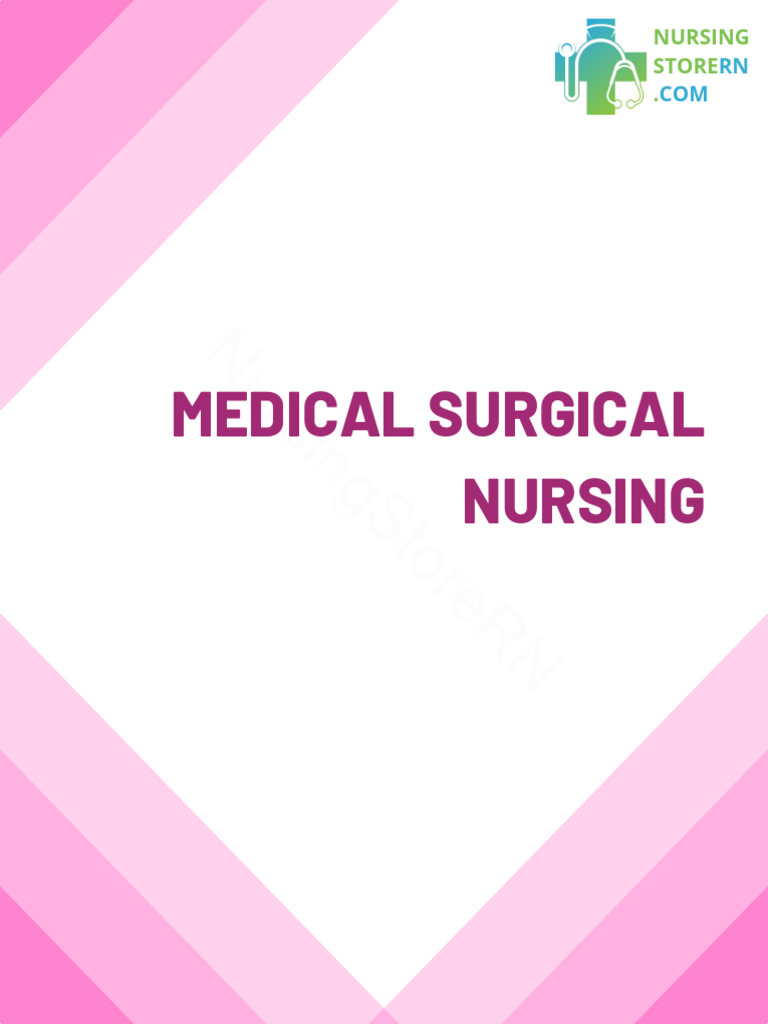 Medical Surgical | PDF | Stroke | Meningitis
