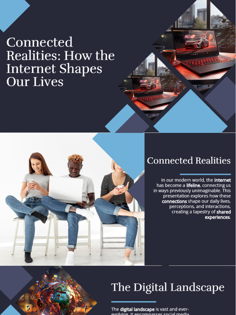 Slidesgo Connected Realities How The Internet Shapes Our Lives ...