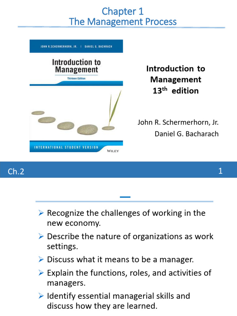 Chapter 1 The Management Process | PDF | Employment | Business Economics