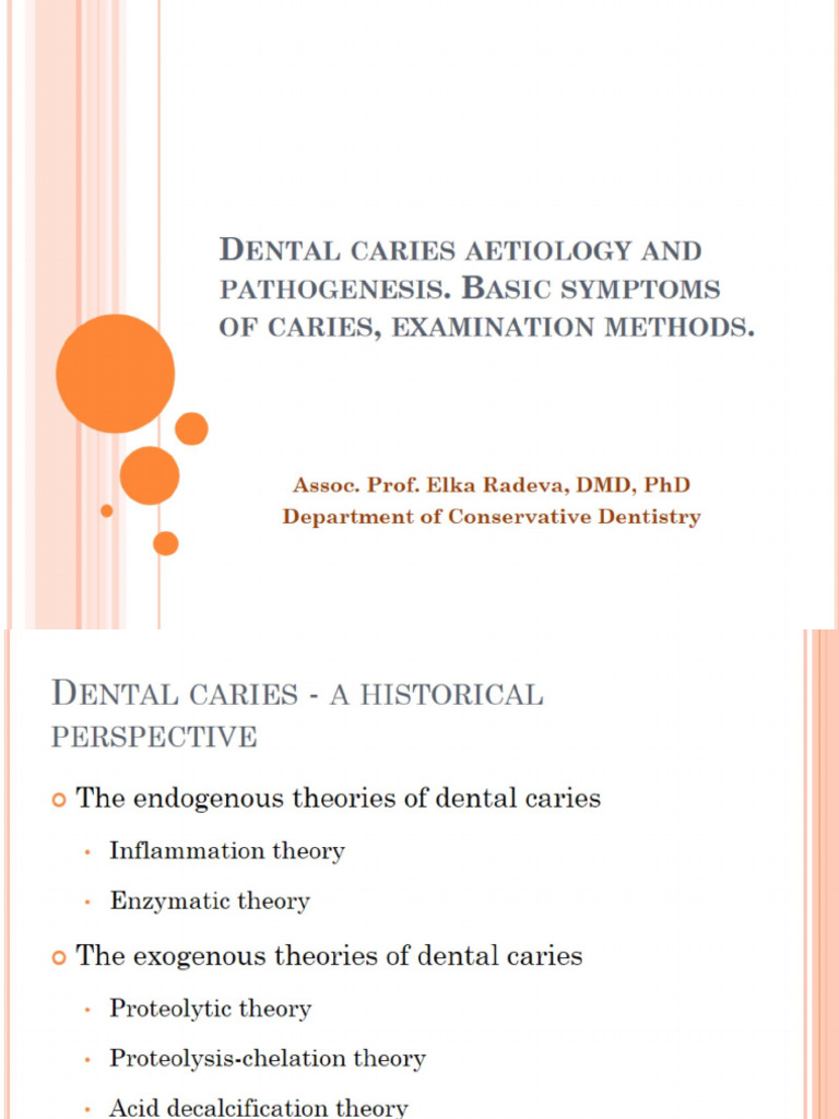 Dental Caries Aetiology and Pathogenesis | PDF