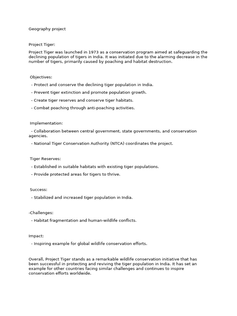 India’s Wildlife Conservation Initiatives | PDF | Conservation Biology | Logging