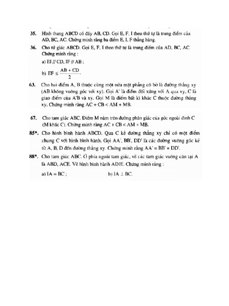 Bài tập buổi 4 (Hình) | PDF