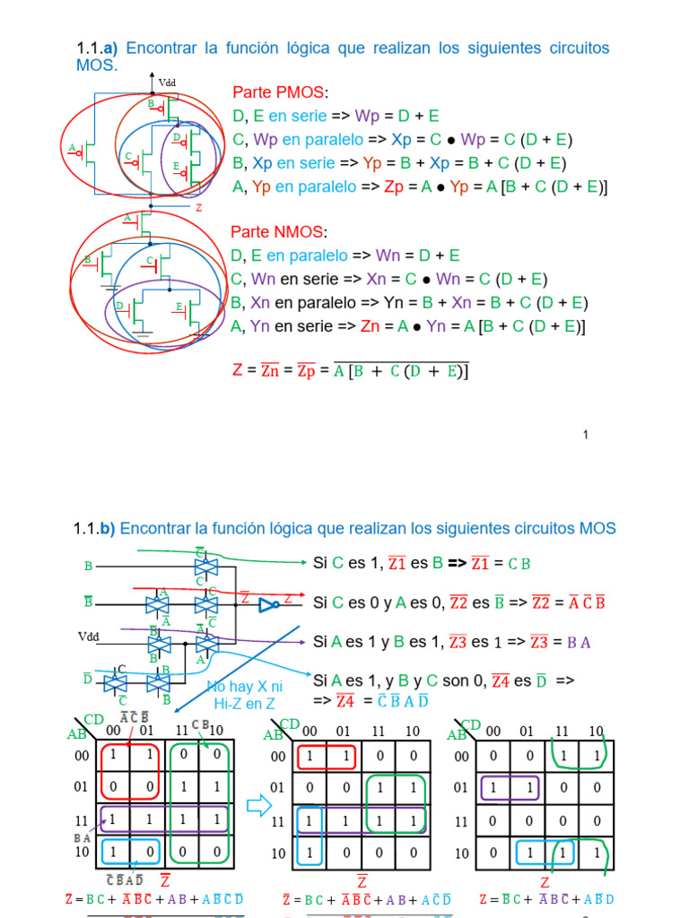 Prob 3 A resPW | PDF | Puerta lógica | Cmos