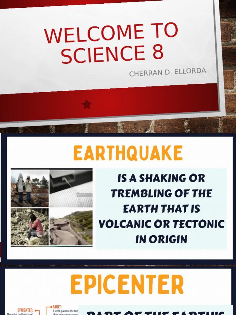 Science 8 - Week 1-2 | PDF | Travel | Science & Mathematics