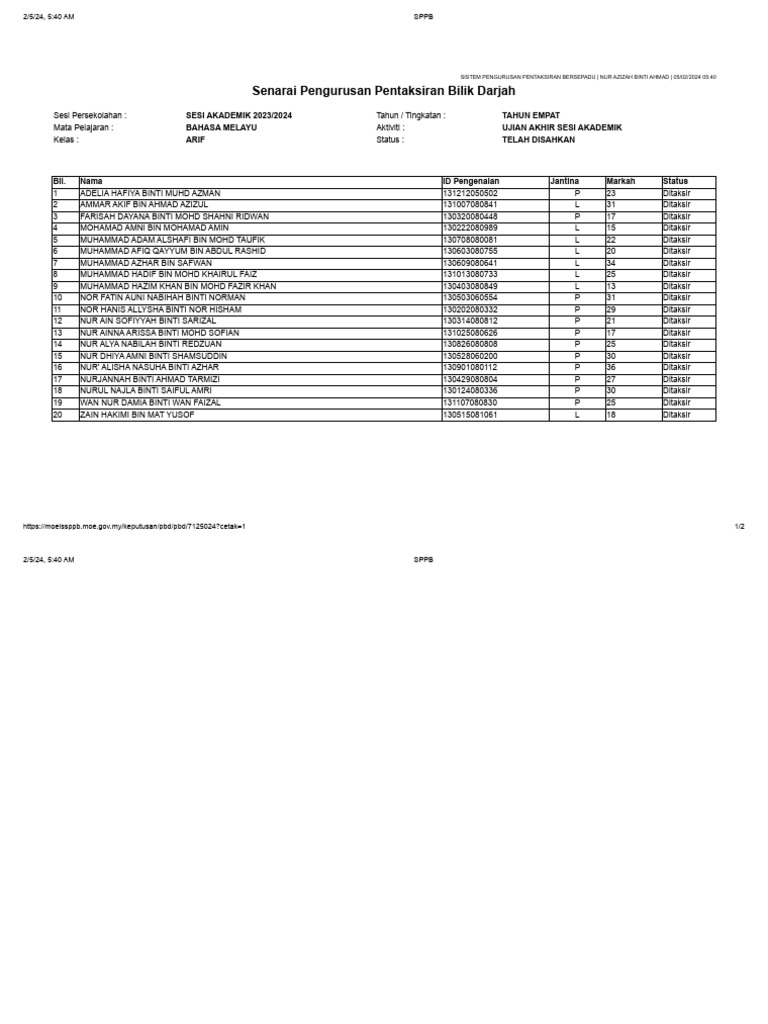 Uasa BM Tahn 4 | PDF