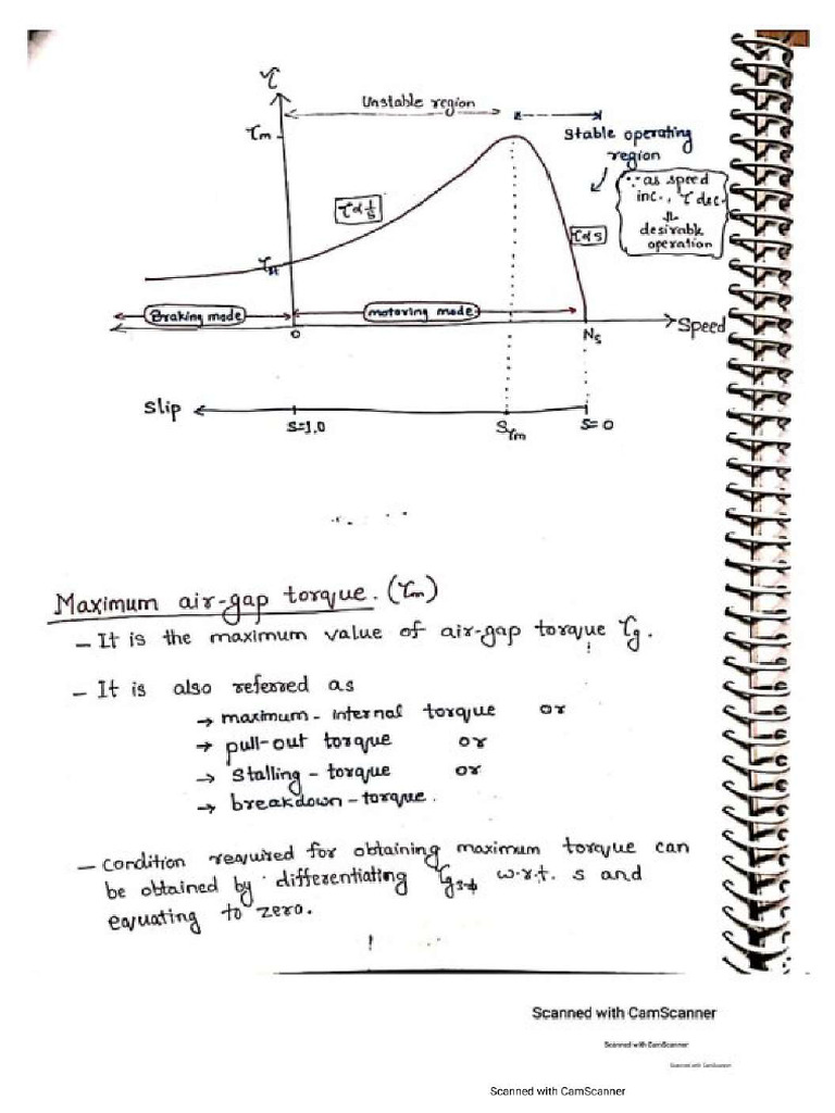 Induction Machine Note - Page-0044 c-63 | PDF