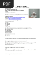 Angel Tree Topper Printable 1109 | PDF | Skirt | Art Materials