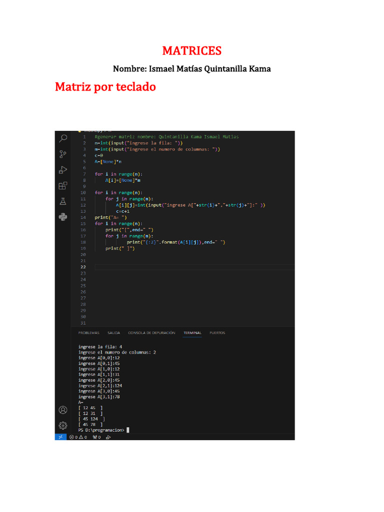 MATRICES | PDF