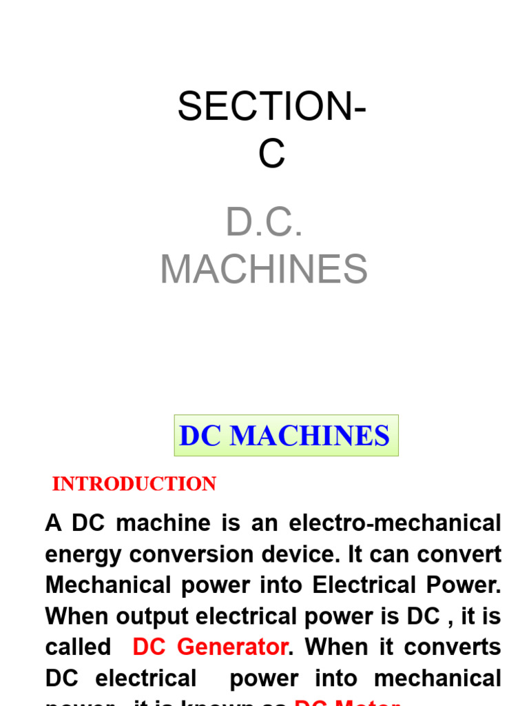 DC Gen | PDF | Electric Motor | Magnetic Devices
