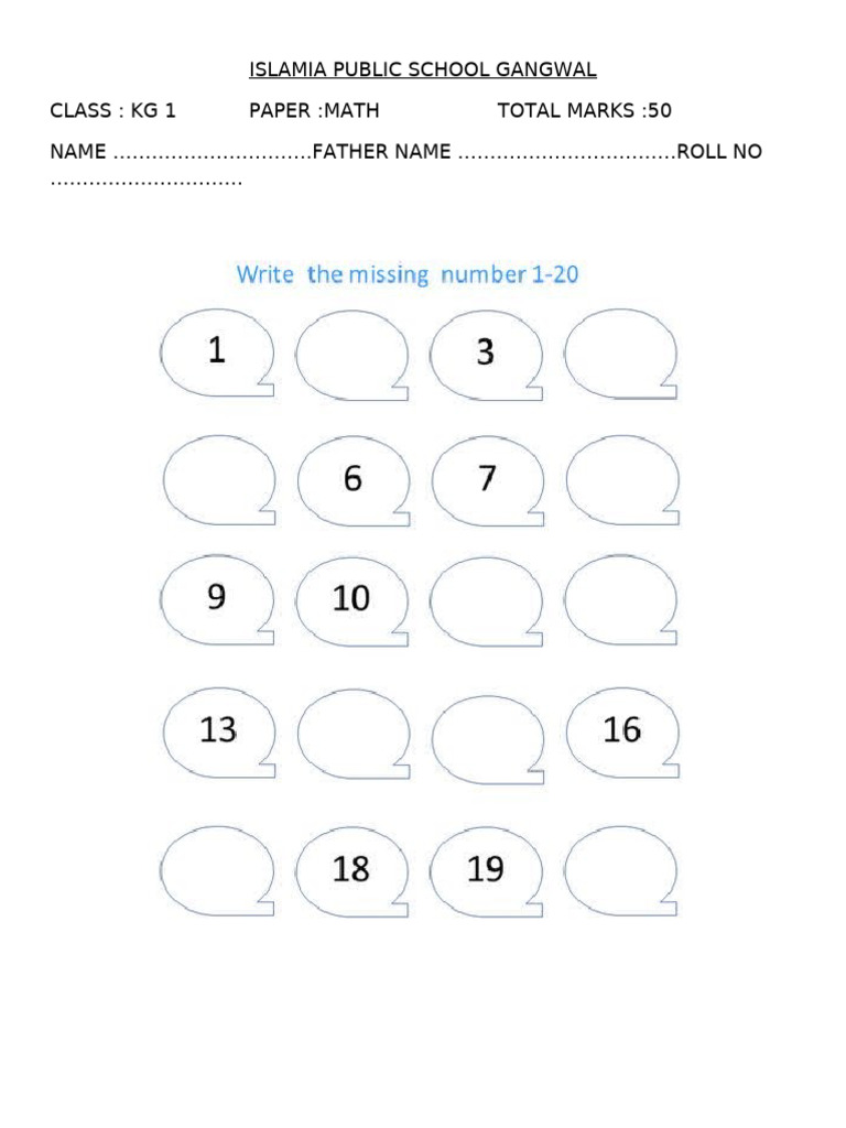 KG 1 Math................ | PDF