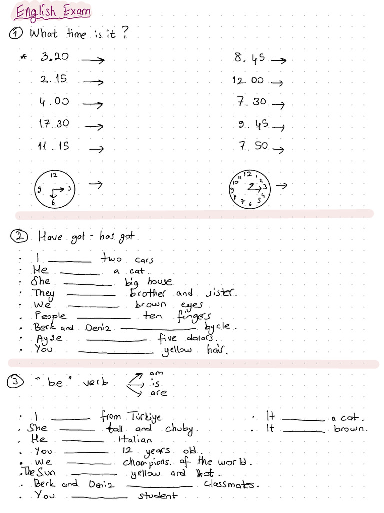 English Worksheet For Exam | PDF