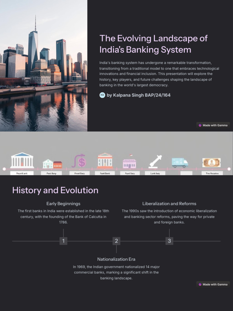 The Evolving Landscape of Indias Banking System | PDF | Financial ...