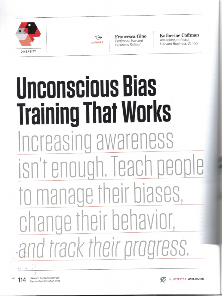 Unconscious Bias Training That Works LnpvLHOvZr | PDF