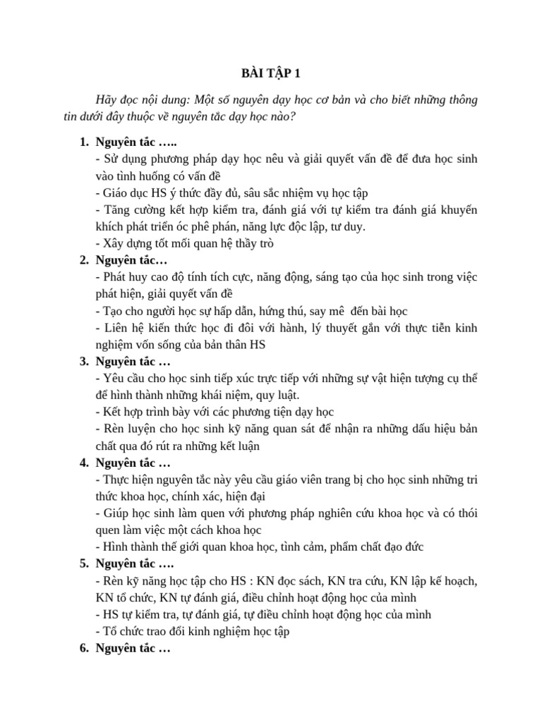 Bai Tap 3-LT Ve Cac Ntdh-Gui SV | PDF