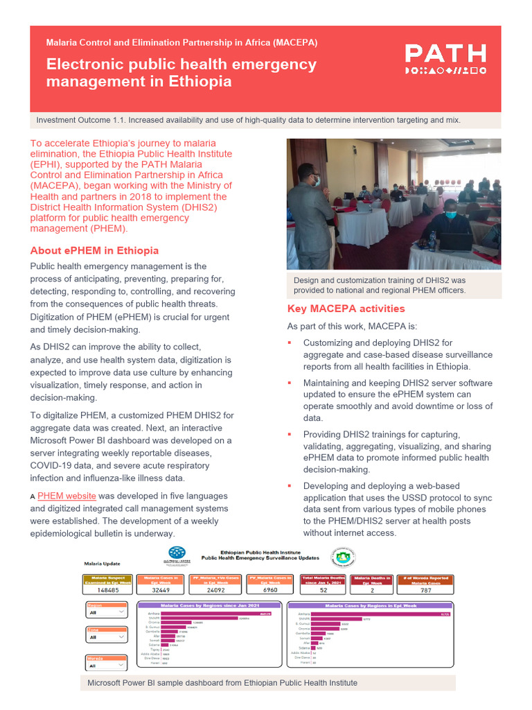 ePHEM Implementation in Ethiopia | PDF | Public Health