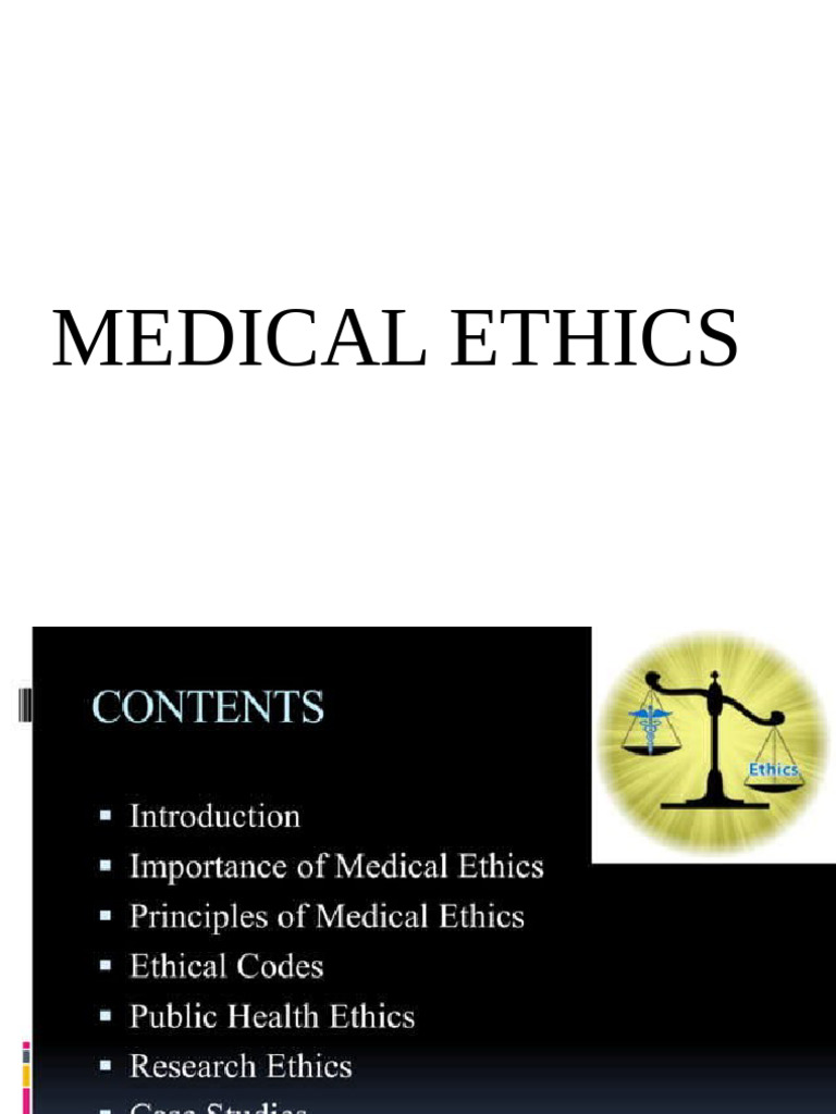 Medical Ethics | PDF