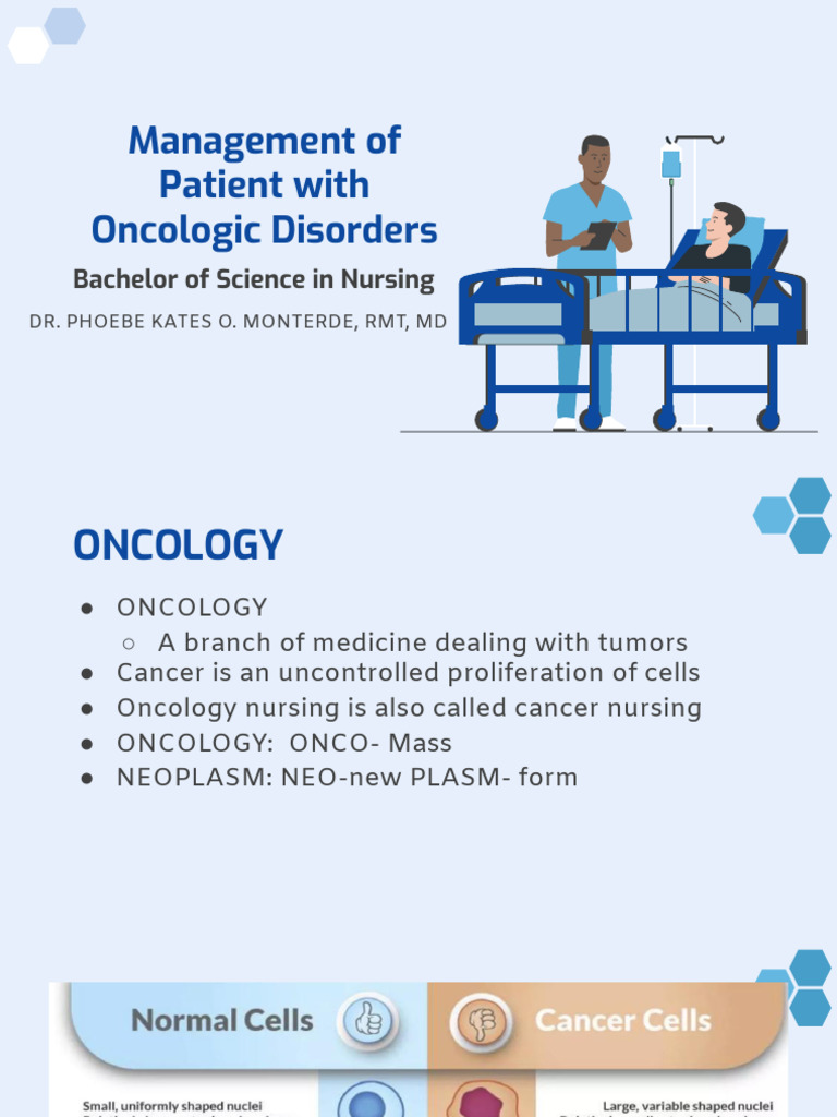 Managing Oncologic Disorders in Nursing | PDF | Neoplasms | Cancer