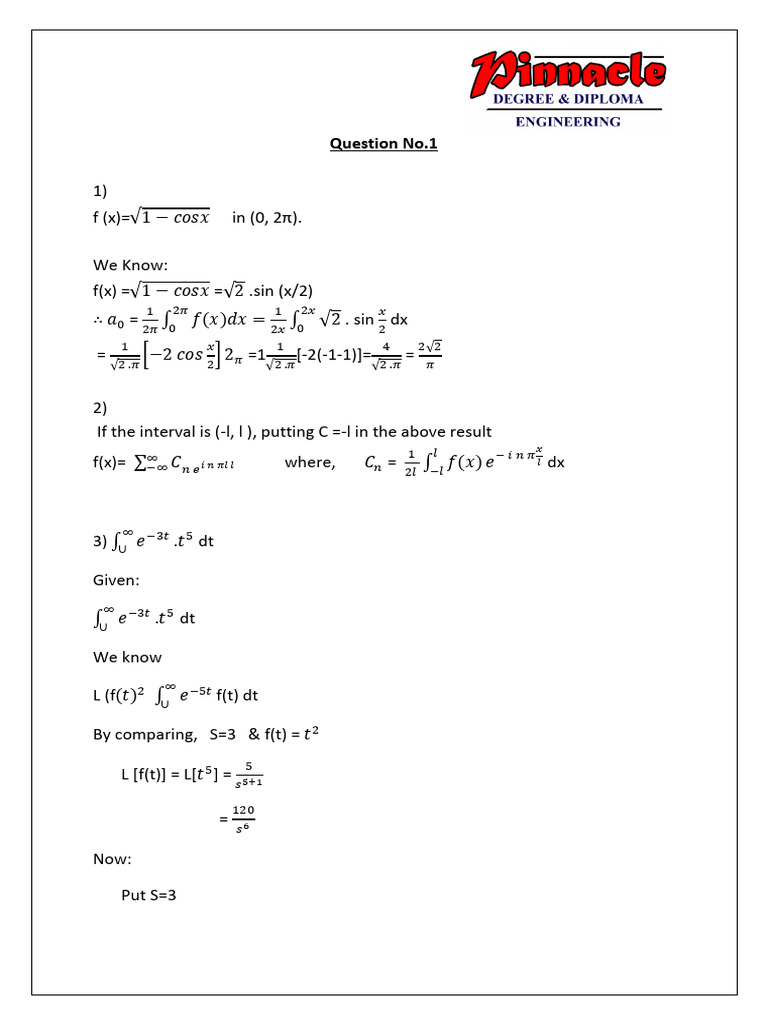 Mathematical Analysis and Laplace Transforms | PDF | Mathematical Physics | Applied Mathematics