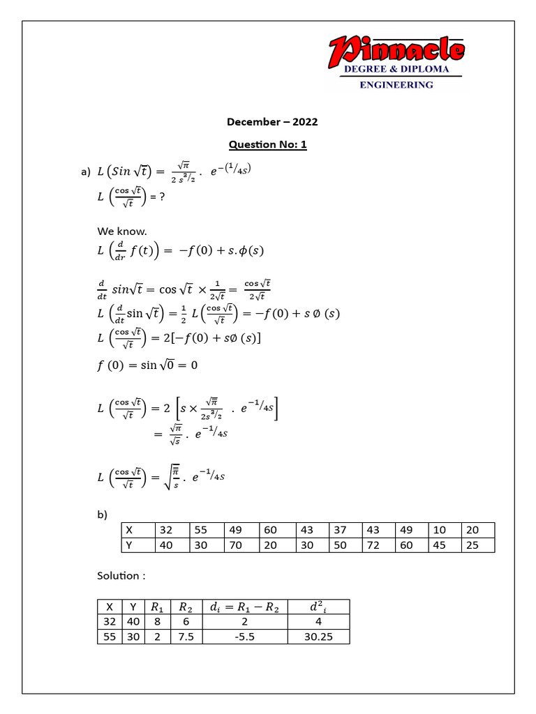 Advanced Calculus Problems | PDF | Statistical Theory | Statistical Analysis