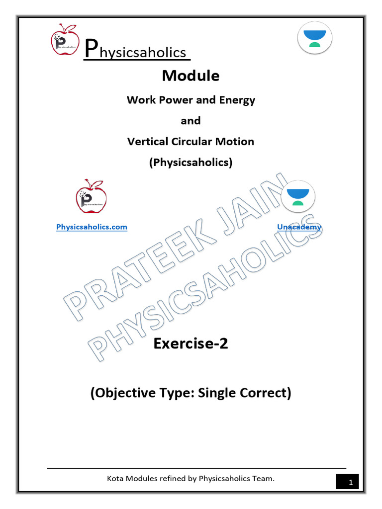 Module Exercise 2 - WEP Vertical Circular Motion 1731005321176 | PDF | Force | Mass