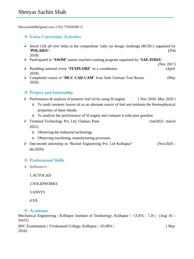 Shreyas Sachin Shah New | PDF | Art | Technology & Engineering