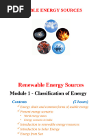 Module - 1 Notes Renewable Energy Sources 22ets15e | PDF | Energy ...