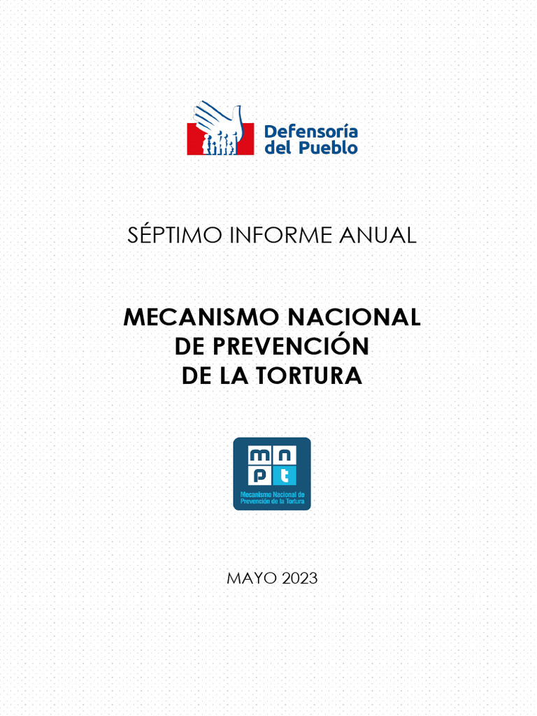 Septimo Informe Anual MNPT | PDF | Lima | Policía