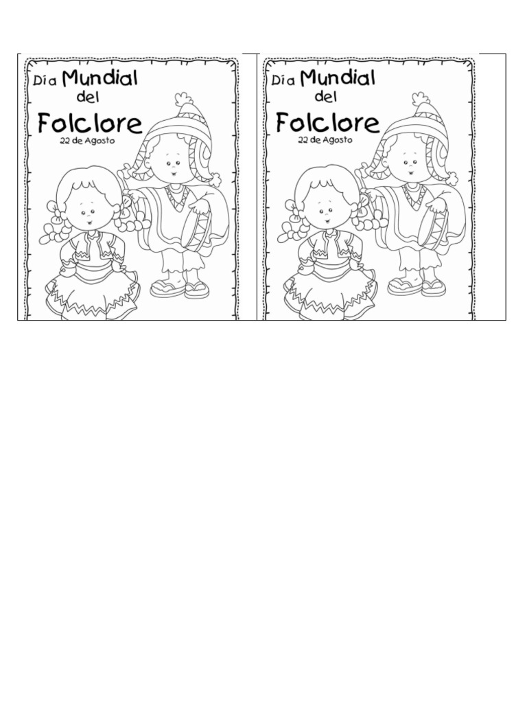 Dia Mundial Del Folklore | PDF