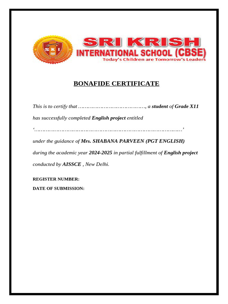 ENGLISH FRONT PAGE | PDF
