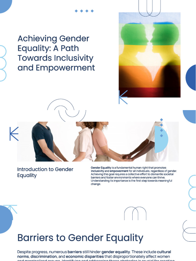 Achieving Gender Equality A Path Towards Inclusivity and Empowerment ...