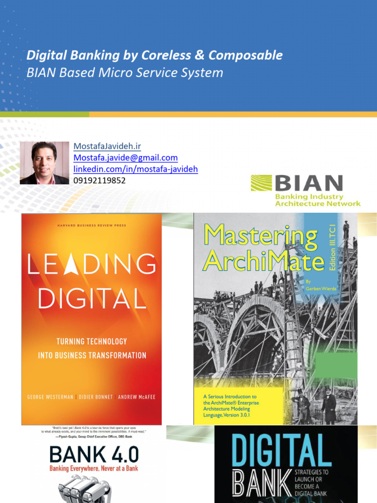 Digital Banking by Coreless and Composable BIAN Based Sys | PDF | Banks | Economies