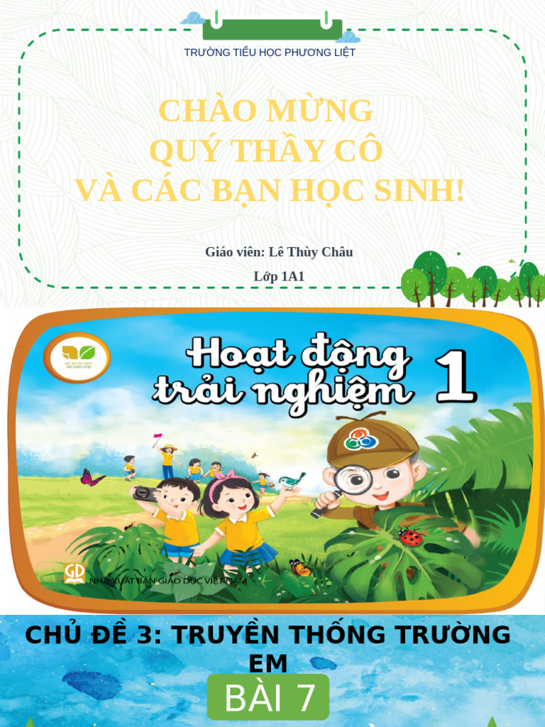 HDTN - Ket Noi - Bai 7 - Kinh Yeu Thay Co 89202114 | PDF