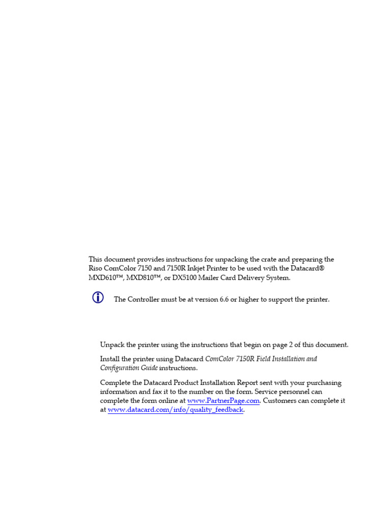 527669-001A Unpack Riso7150R | PDF