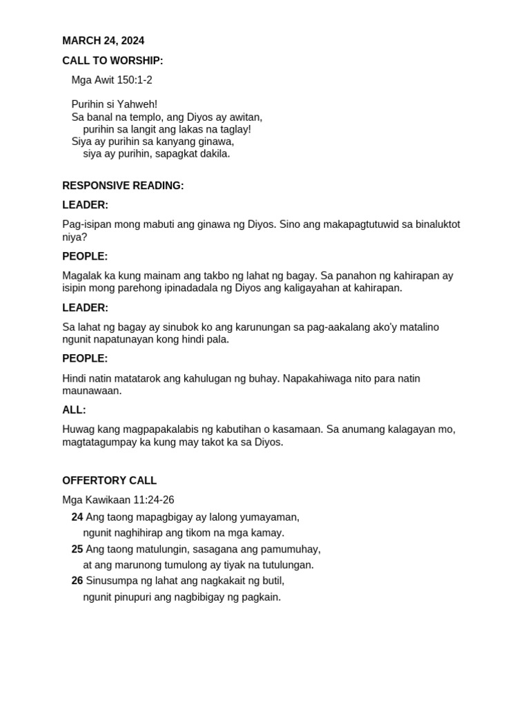 Leaders Guide 1 | PDF