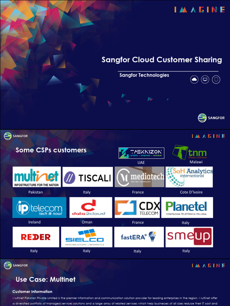 (Isp) Sangfor Cloud Customer Sharing v1.0 | PDF | Cloud Computing ...