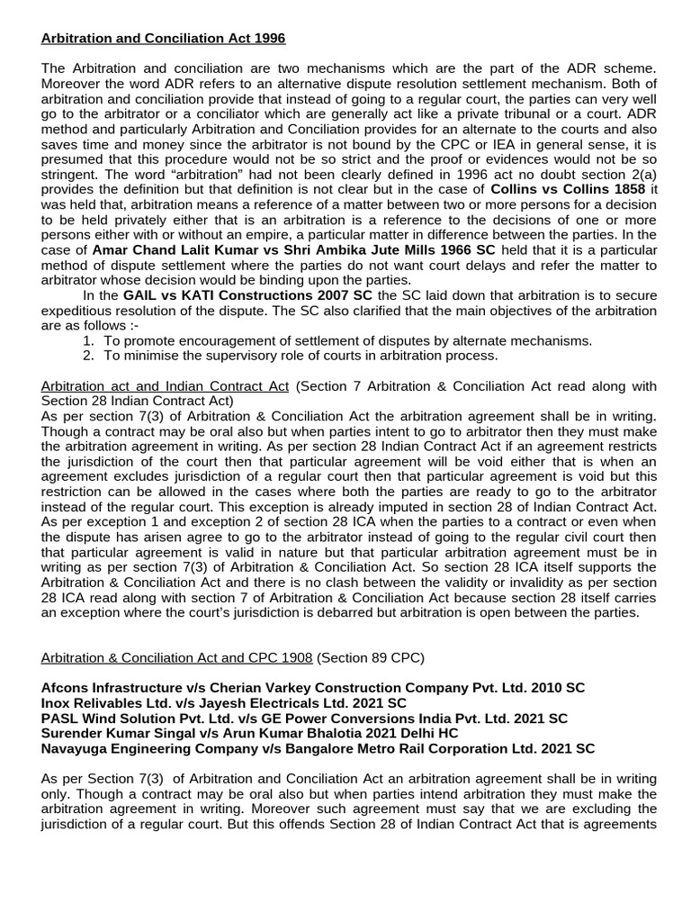 ADR | PDF | Alternative Dispute Resolution | Arbitration