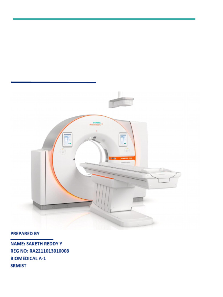 CT Advancements ASSIGNMENT | PDF | Ct Scan | Medical Imaging